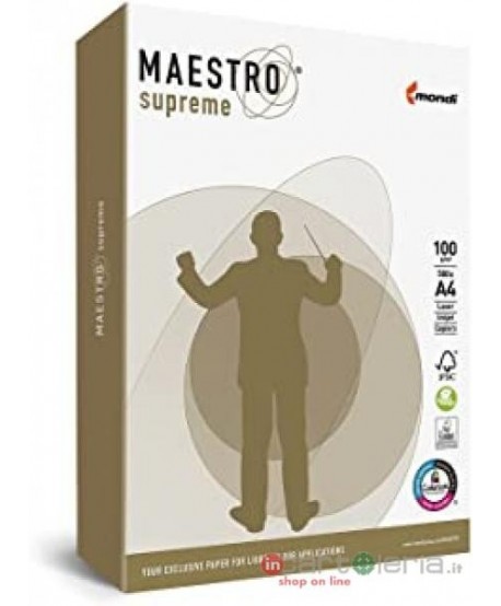 CARTA PER FOTOCOPIE A4 120GR 500FF MAESTRO PREMIUM POLYEDRA